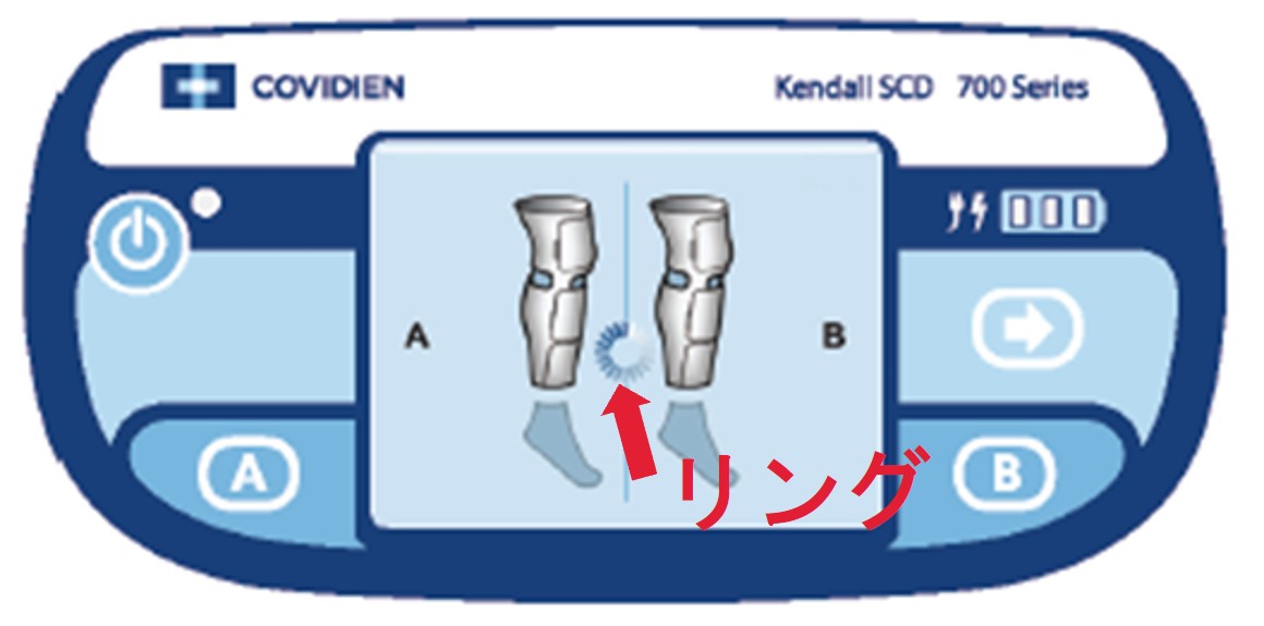 Kendall SCD™ 700 シリーズ本体を使用中にディスプレイ上でくるくるリングが回っていますが、これはエラーですか？ | カーディナル ...